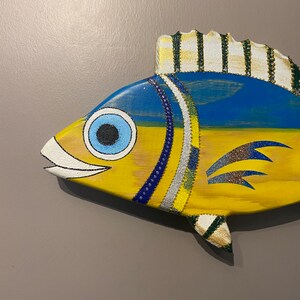 Wooden Fish, Wall Hanging, Wood Wall Hanging, Wooden Wall Decoration ...