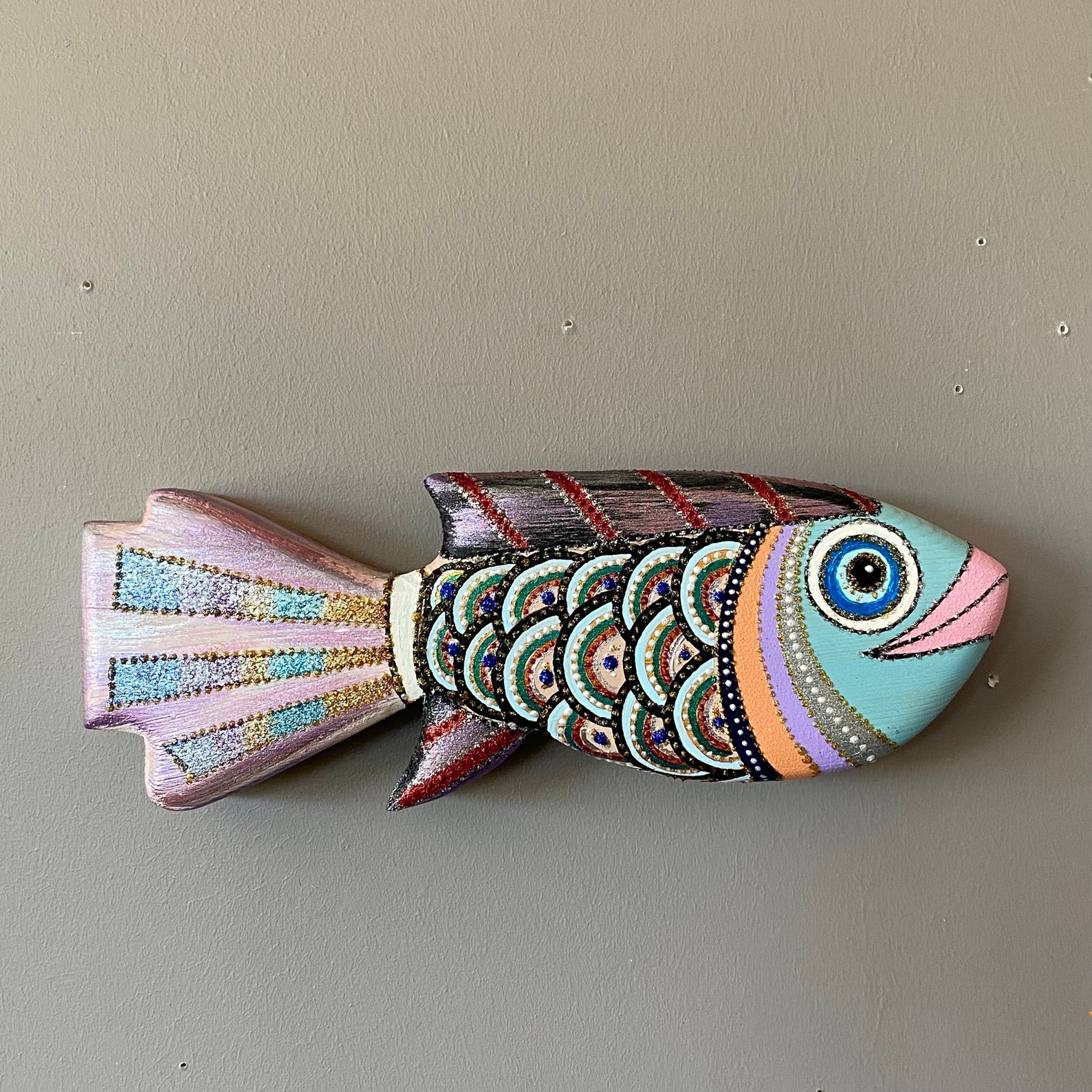 Wooden Fish Wall Hanging Modern Wood Art for House Fish - Etsy
