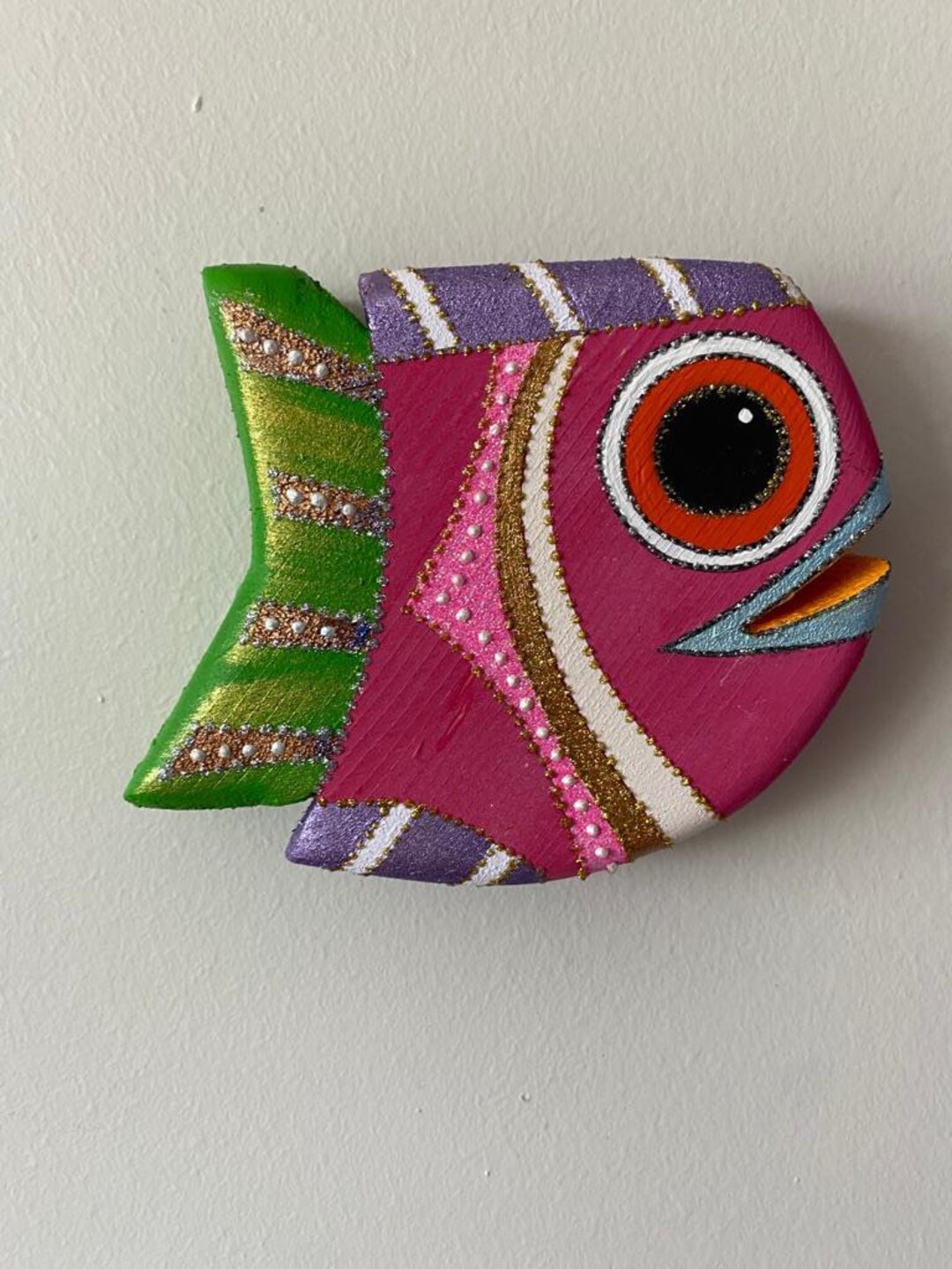 Pink Fish Wall Decor, Wooden Fish, Gift for Fisherman , Home Decor ...