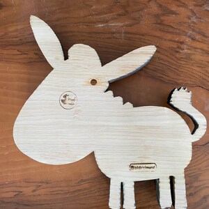 Wooden Donkey, Wood Wall Hanging, Wood Wall Art, Wooden Wall Decoration ...