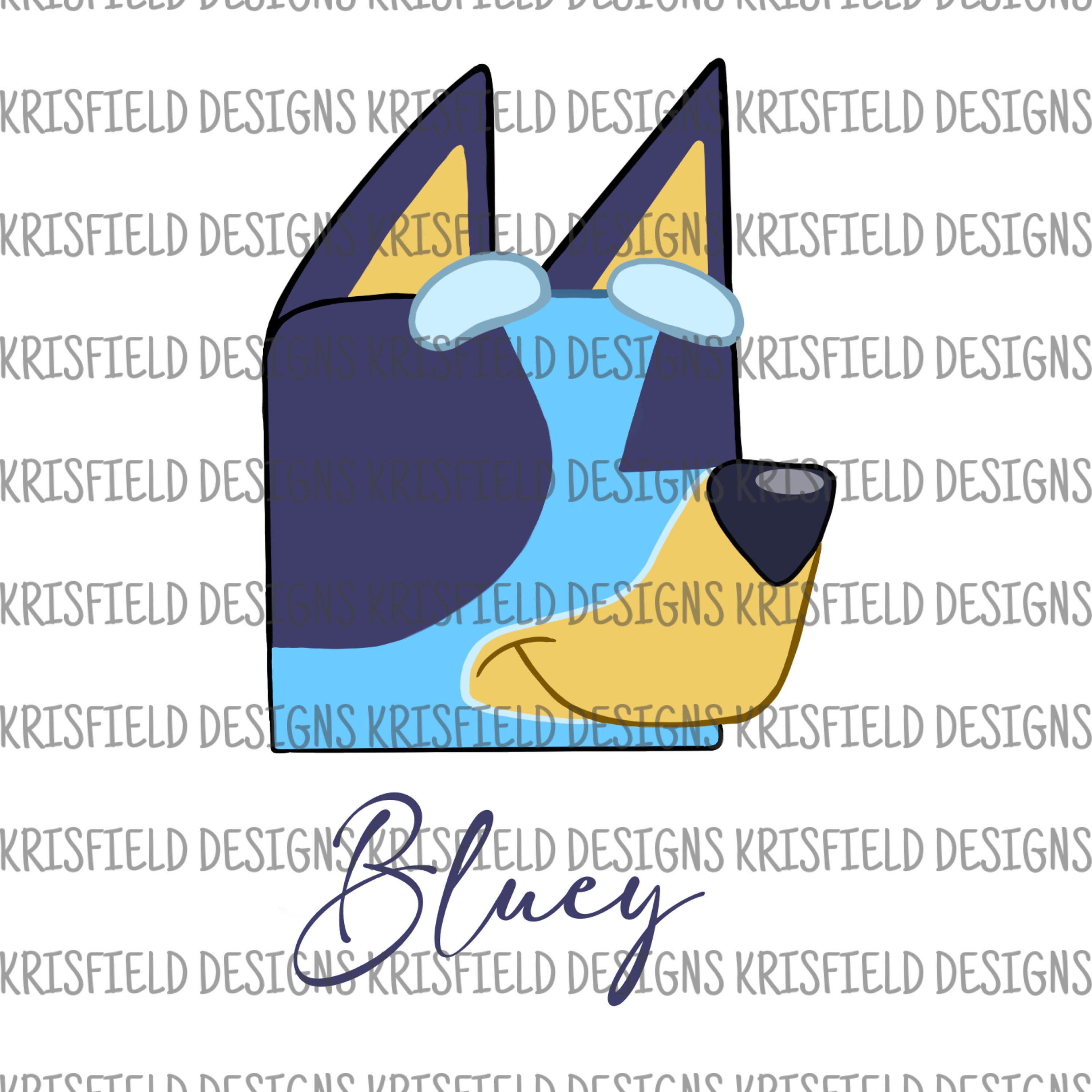 Bluey Hand Drawn DIGITAL DOWNLOAD - Etsy