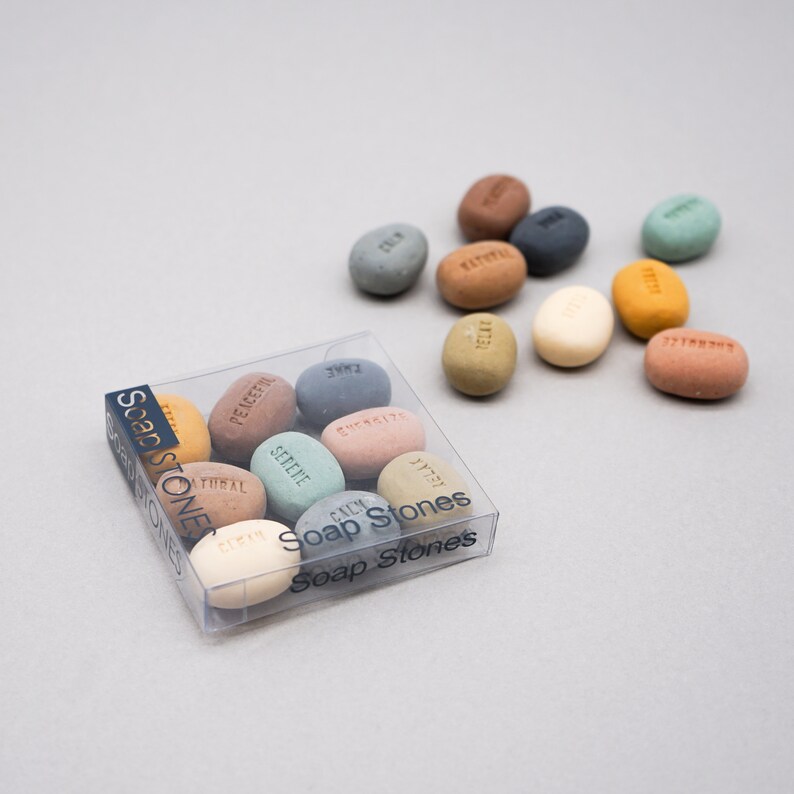 Handmade Mood Wording Soaps With Porcelain Soap Dish - Etsy