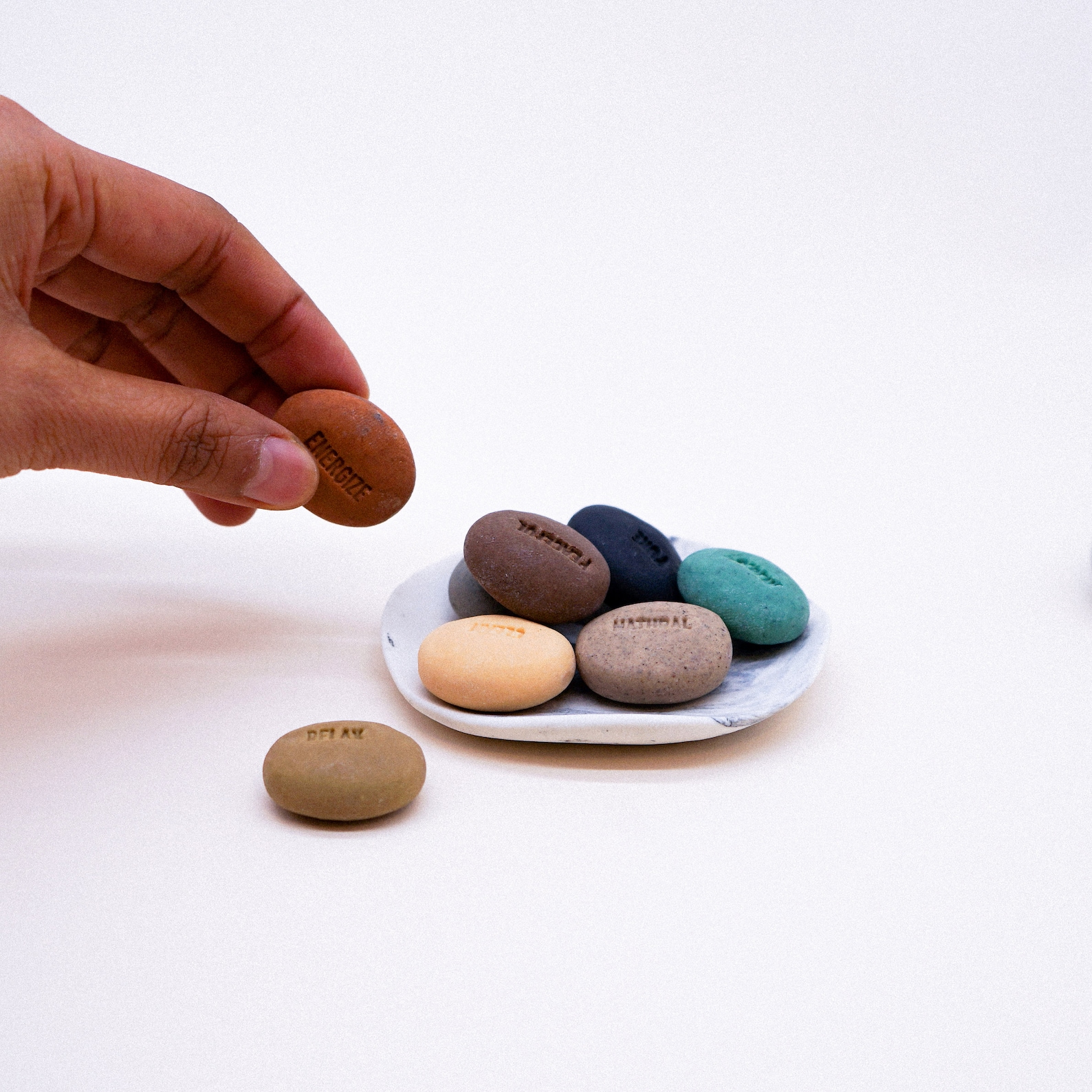 Handmade Mood Wording Soaps With Porcelain Soap Dish - Etsy