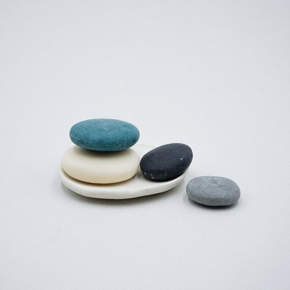 Handmade Soap in Big Pebble Design Set | Etsy