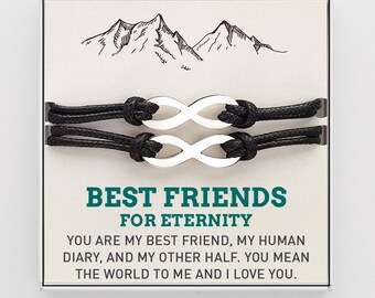 Best Friend Infinity Bracelet - Etsy