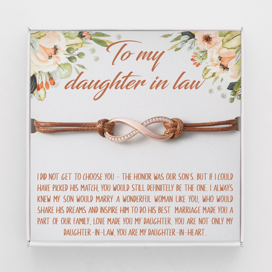 Daughter-in-law Bracelet DIL Gift for Birthday Gift From - Etsy Canada