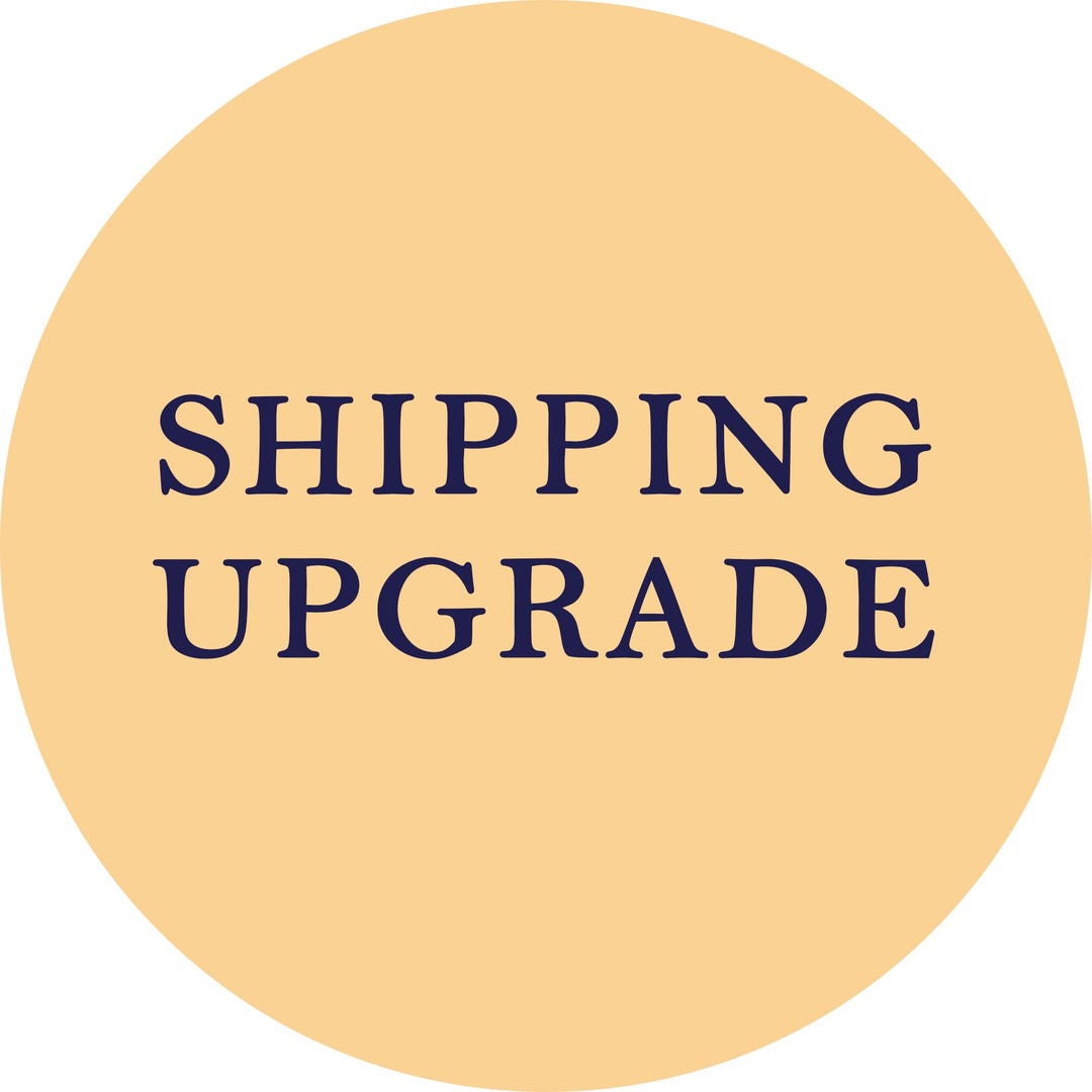 Shipping Upgrade - Etsy