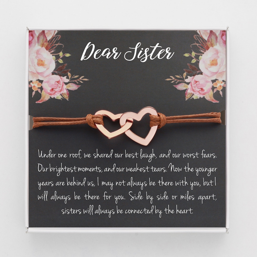 Sister Bracelet, Sister Mothers Day Gift, Sentimental Gift for Sister ...
