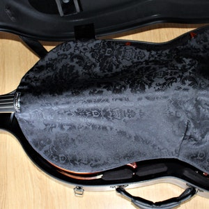 Cello Blanket - Black Venetian Floral - Etsy