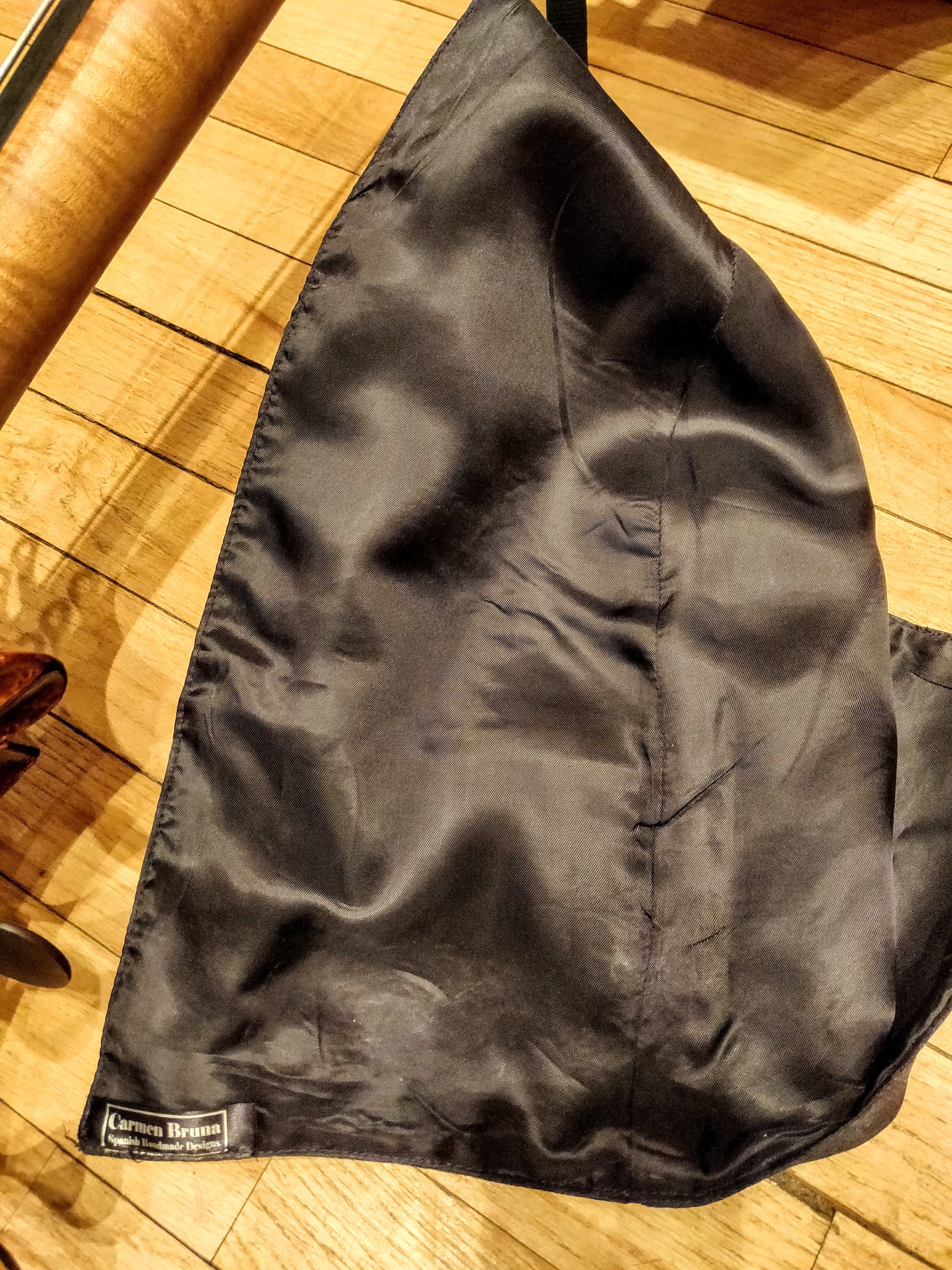 Bass Bib Black Venetian Floral | Etsy