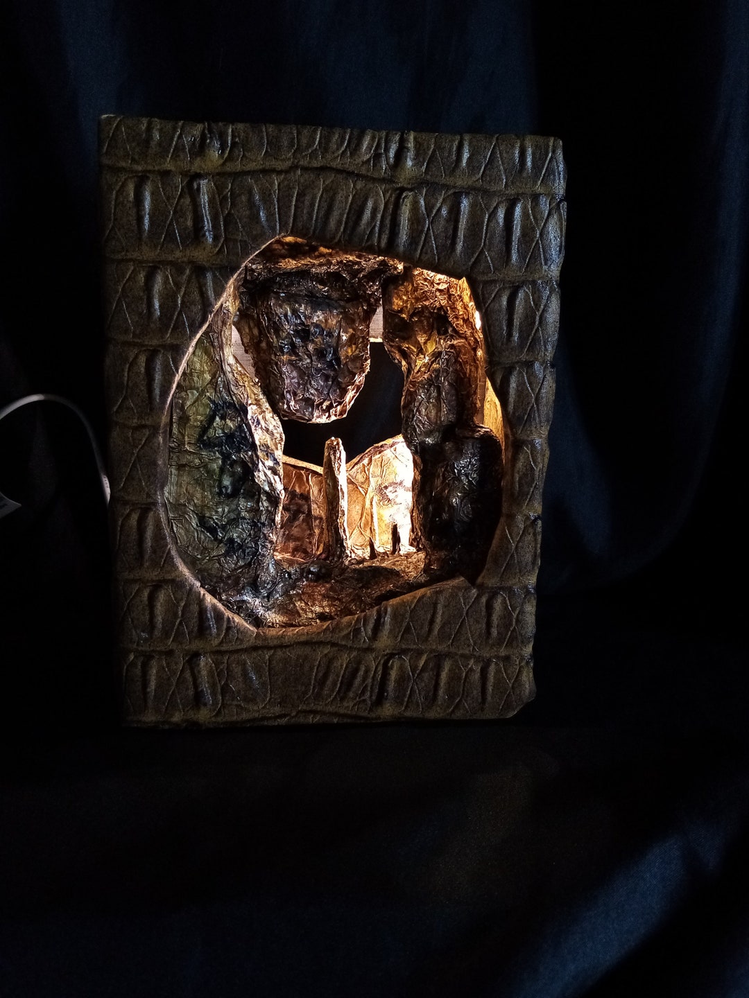 Cave Lamp Book, Cave, 3D Book, Curiosity Object - Etsy