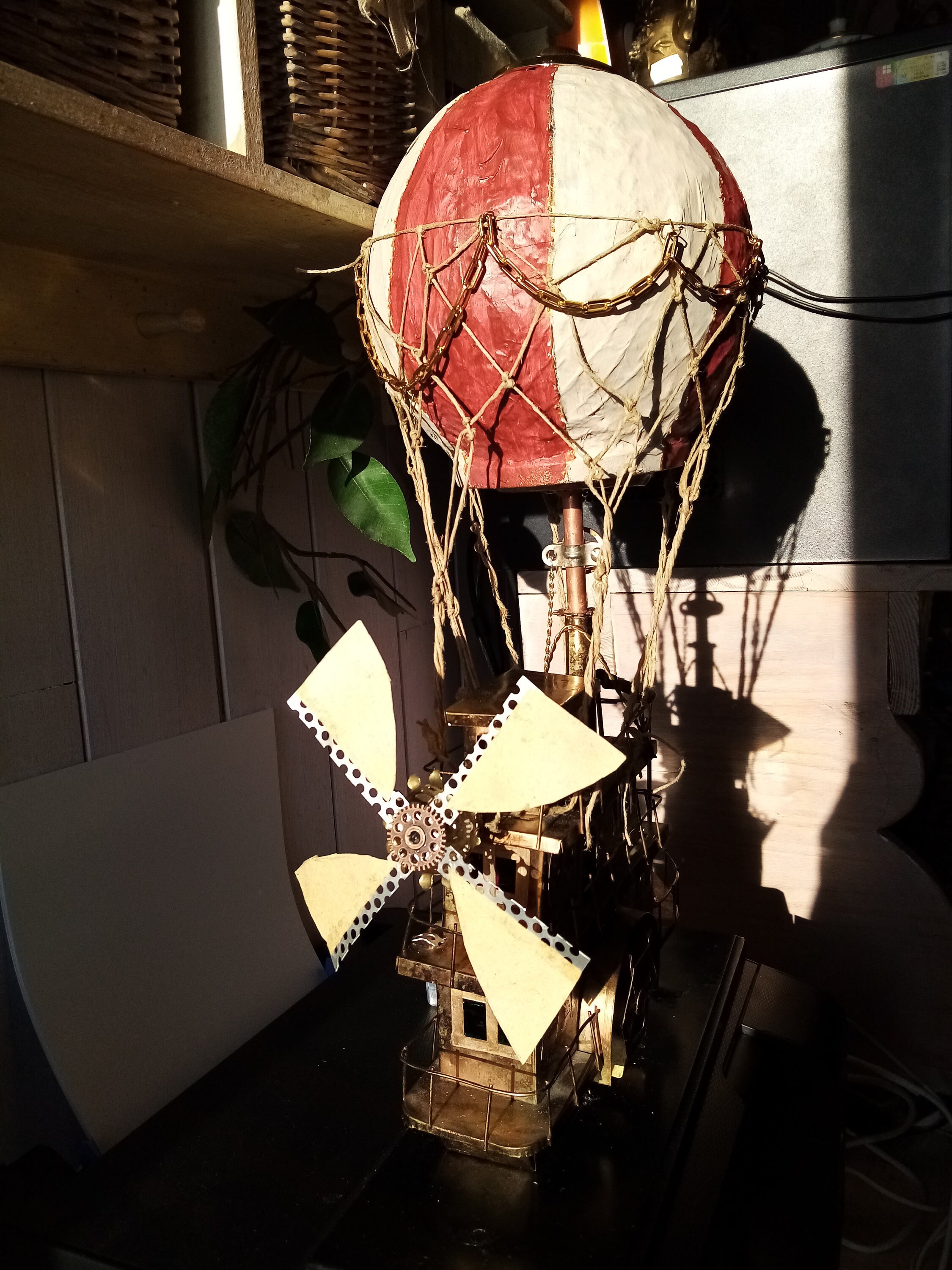 Bateau mongolfière machine volante Steampunk | Etsy