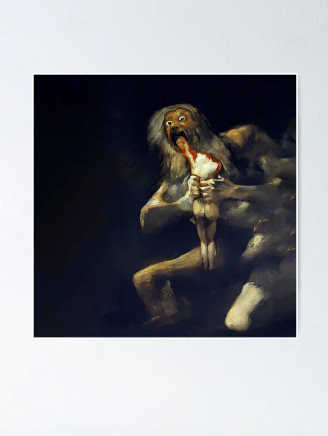 Francisco Goya Saturn Devouring His Son Digital Download Etsy