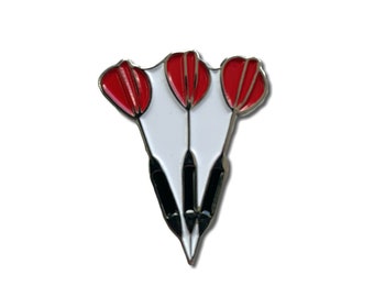 Darts Pin Badge - Etsy