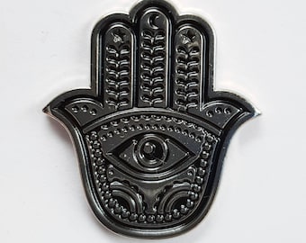 Hamsa Pin Badge - Etsy