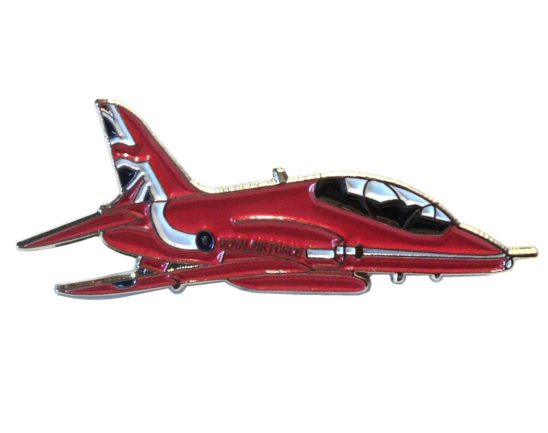 Red Arrows Hawk Jet Plane Pin Badge Enamel Pin Lapel - Etsy UK
