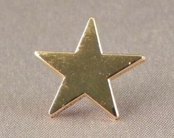 Color Star Pin-badge black - Etsy
