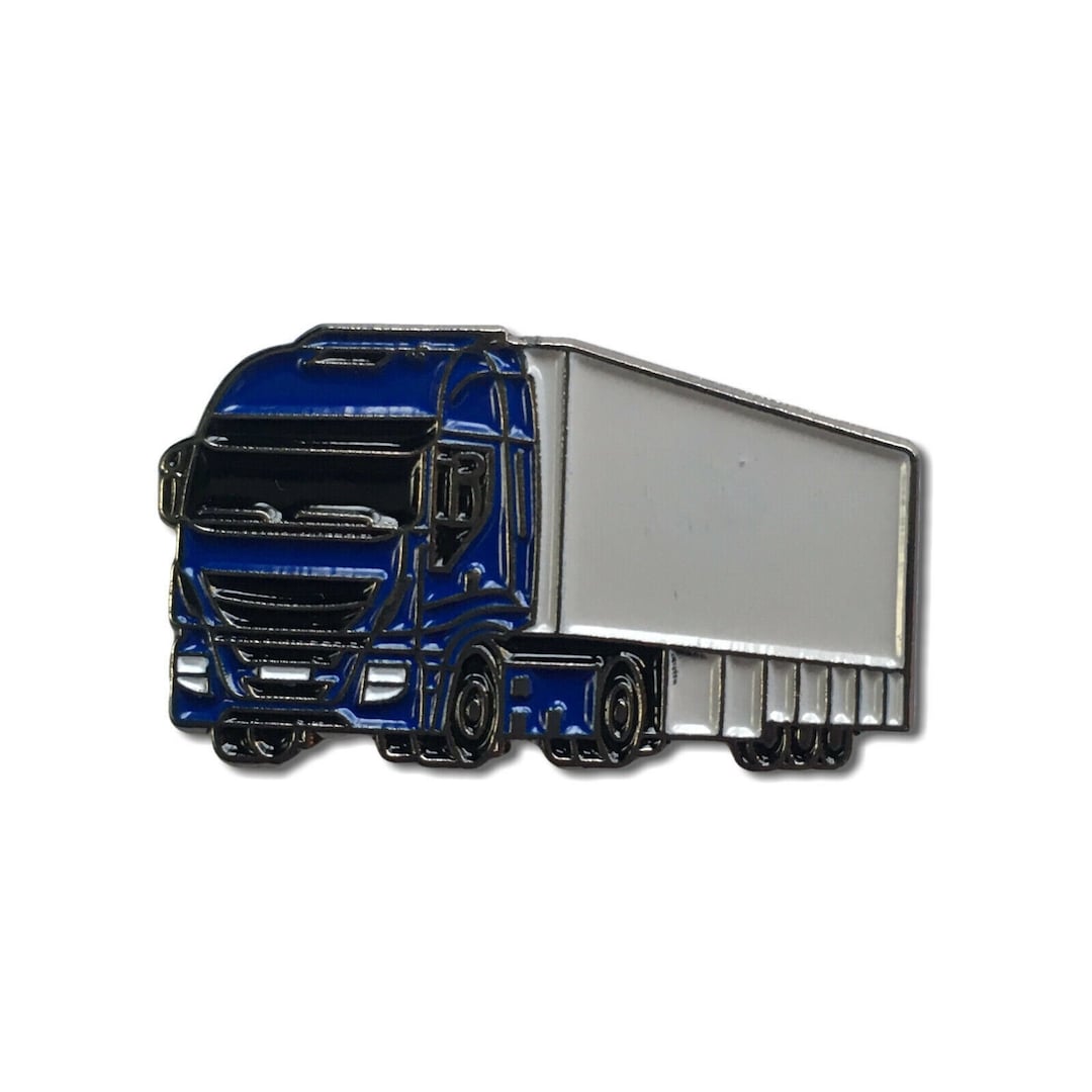 HGV Artic Lorry Truck Metal Enamel Pin Badge - Etsy