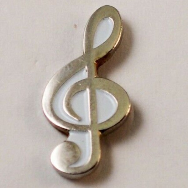 Treble Clef Pin - Etsy