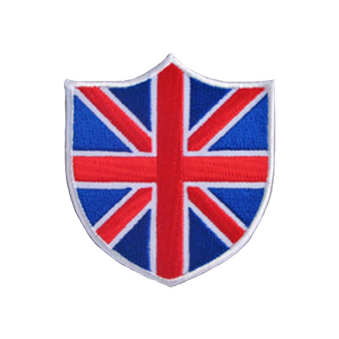 Union Jack Shield Iron on or Sew on Embroidered Patch - Etsy