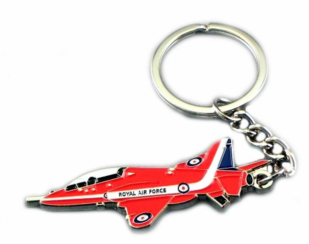 Red Arrows Hawk Aircraft Plane Metal Keyring Keychain - Etsy