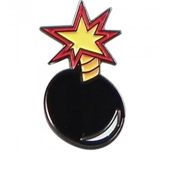 Bomb Enamel Pin Badge - Etsy