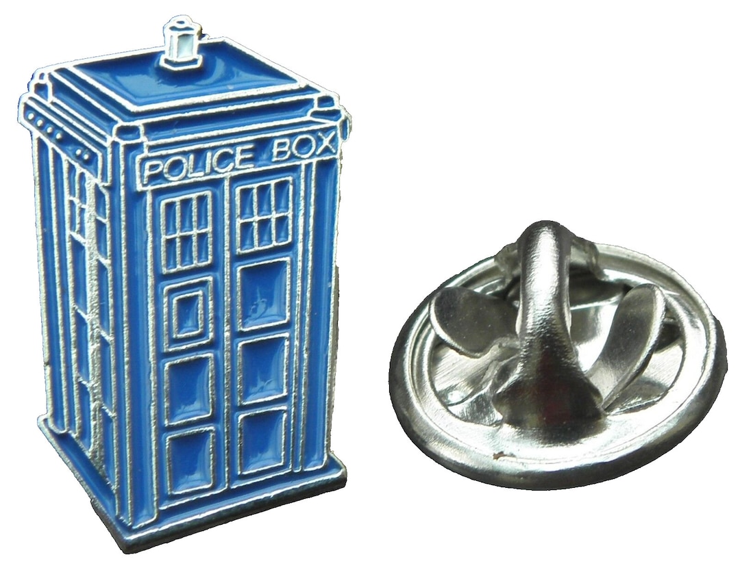 Blue Police Box Tardis Enamel Pin Badge Brooch - Etsy