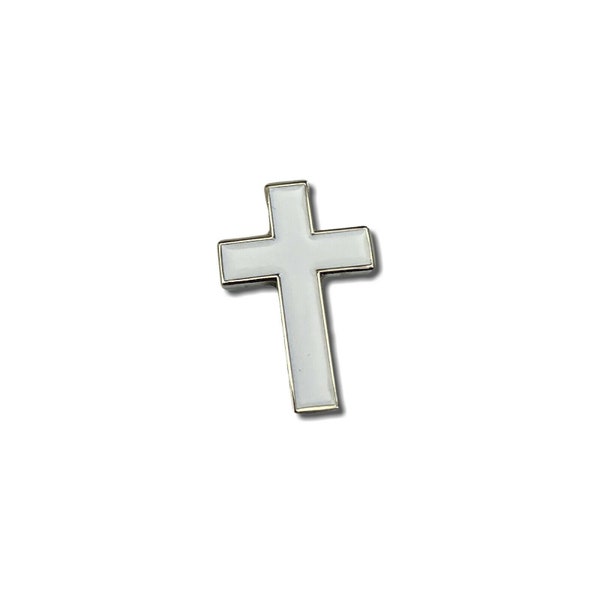Silver Cross Lapel Pin - Etsy UK