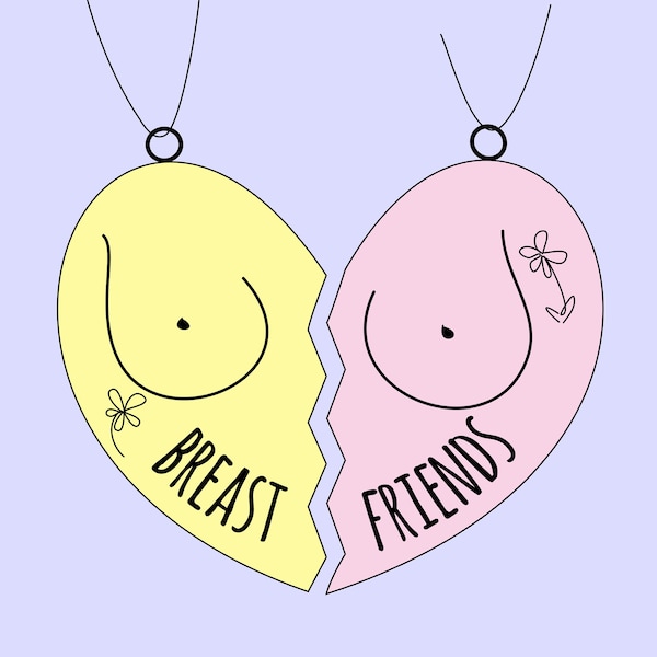 Breast Friends Svg - Etsy
