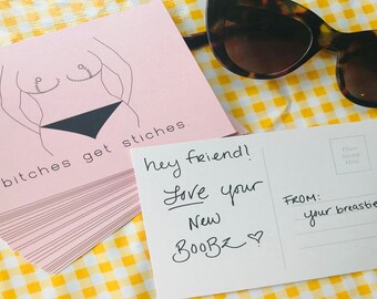 Funny Breast Reconstruction Cards - Etsy