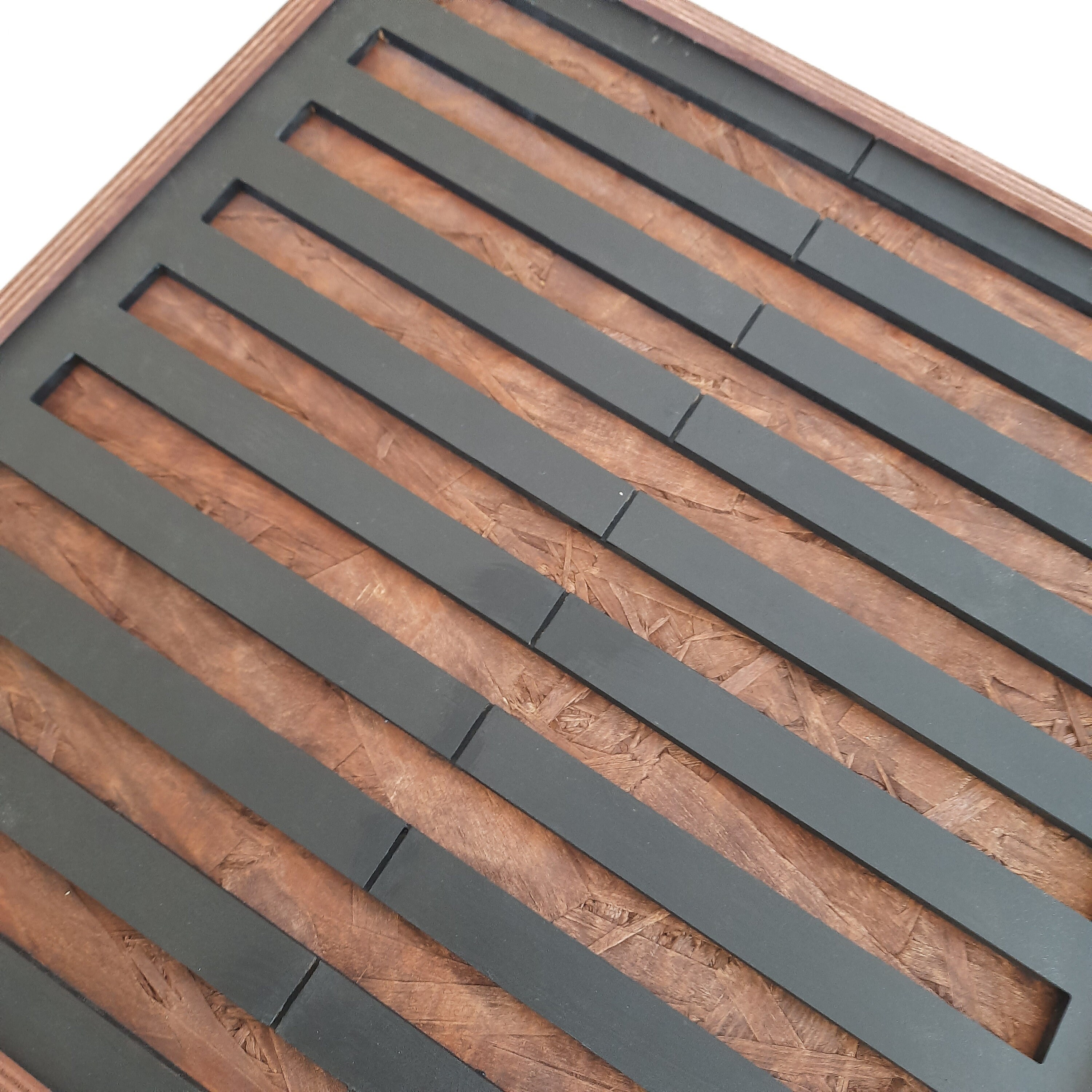 Rustic Line Modern Geometric Wood Wall Art Wall Decor - Etsy