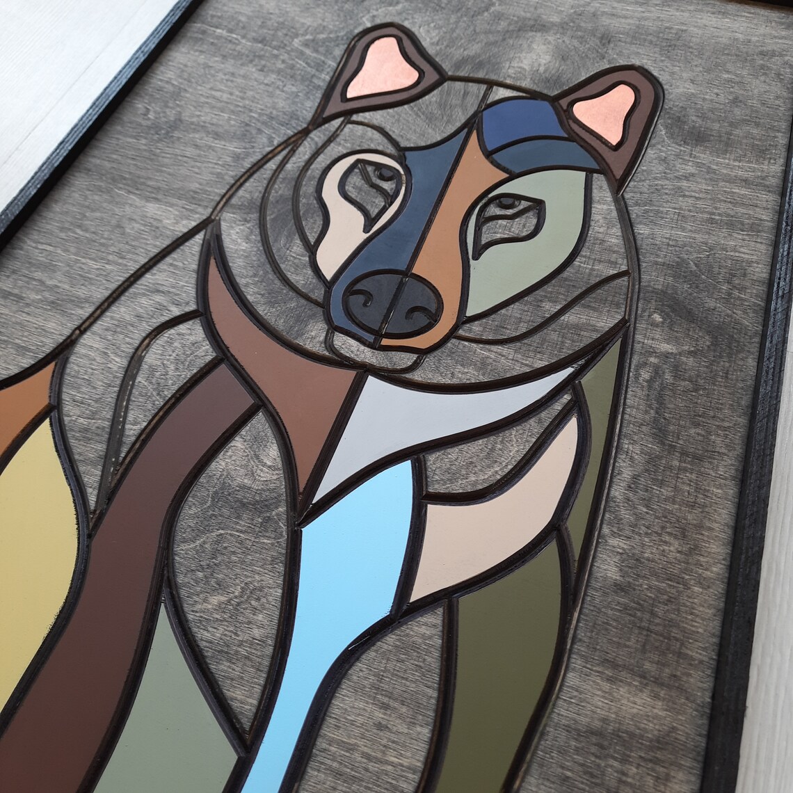 Woodart Chono Wolf Wood Wall Art Wood Wood Wall - Etsy