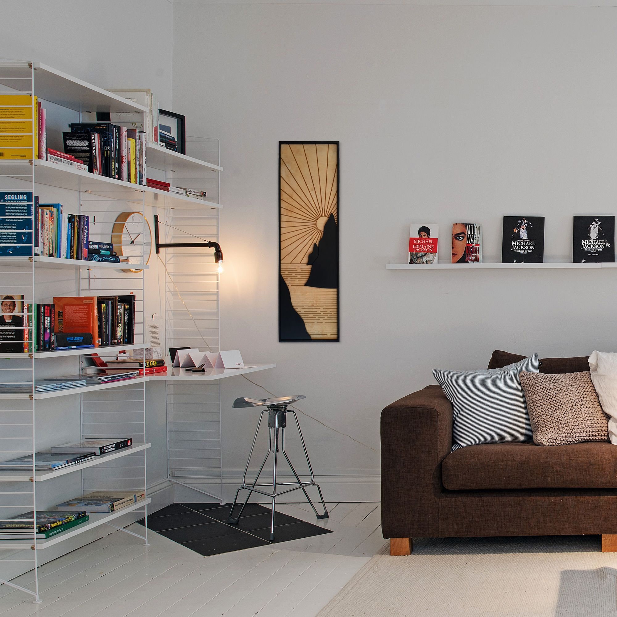 Sunset Modern Sunset Wood Wall Art Moon Wall Decor Rustic - Etsy