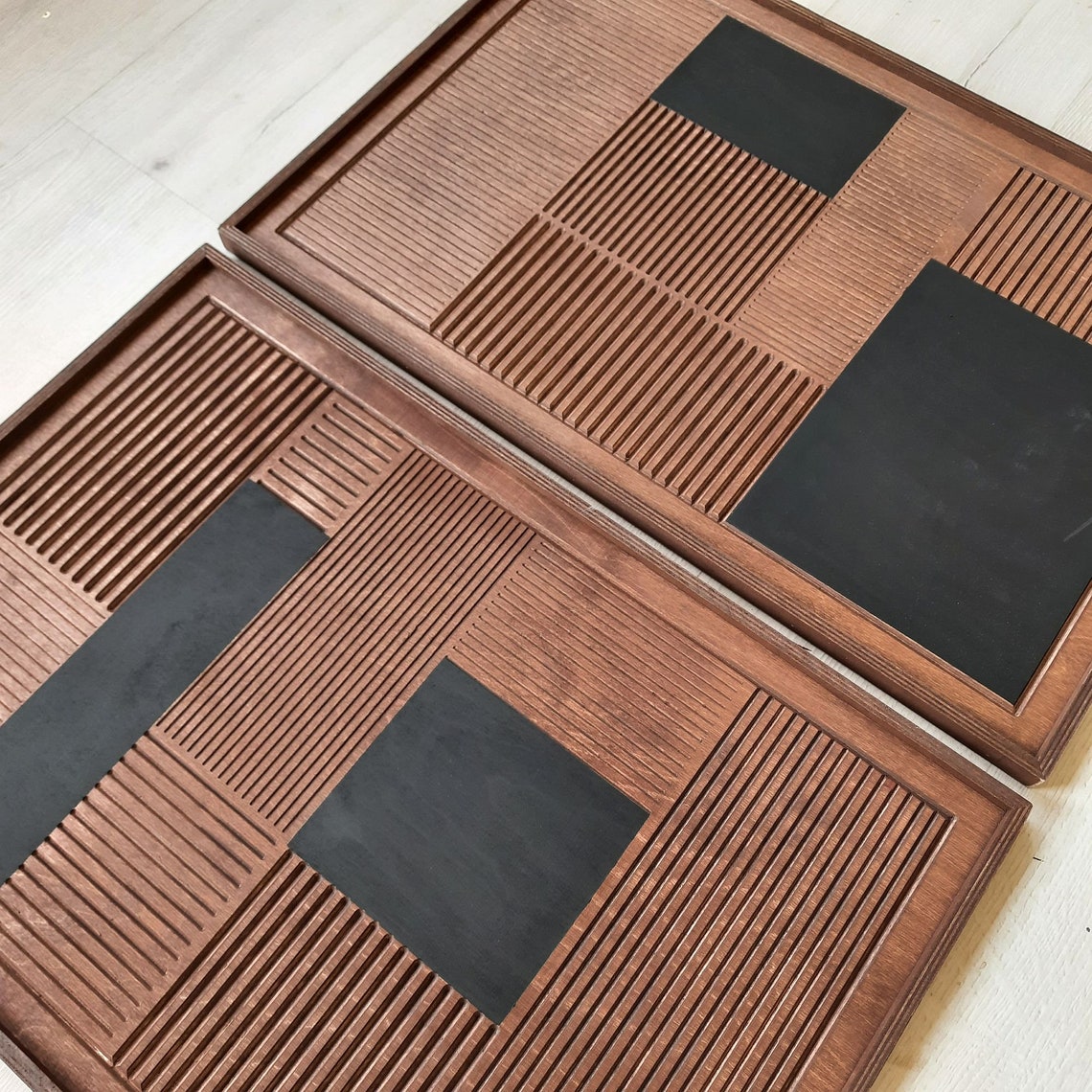 Rectangle Wood Wall Art Painting Wood Wall Art Vertical - Etsy