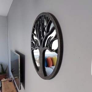 Wooden Mirror, Tree of Life, Wall Mirror, Tree Mirror, Wood Mirror ...