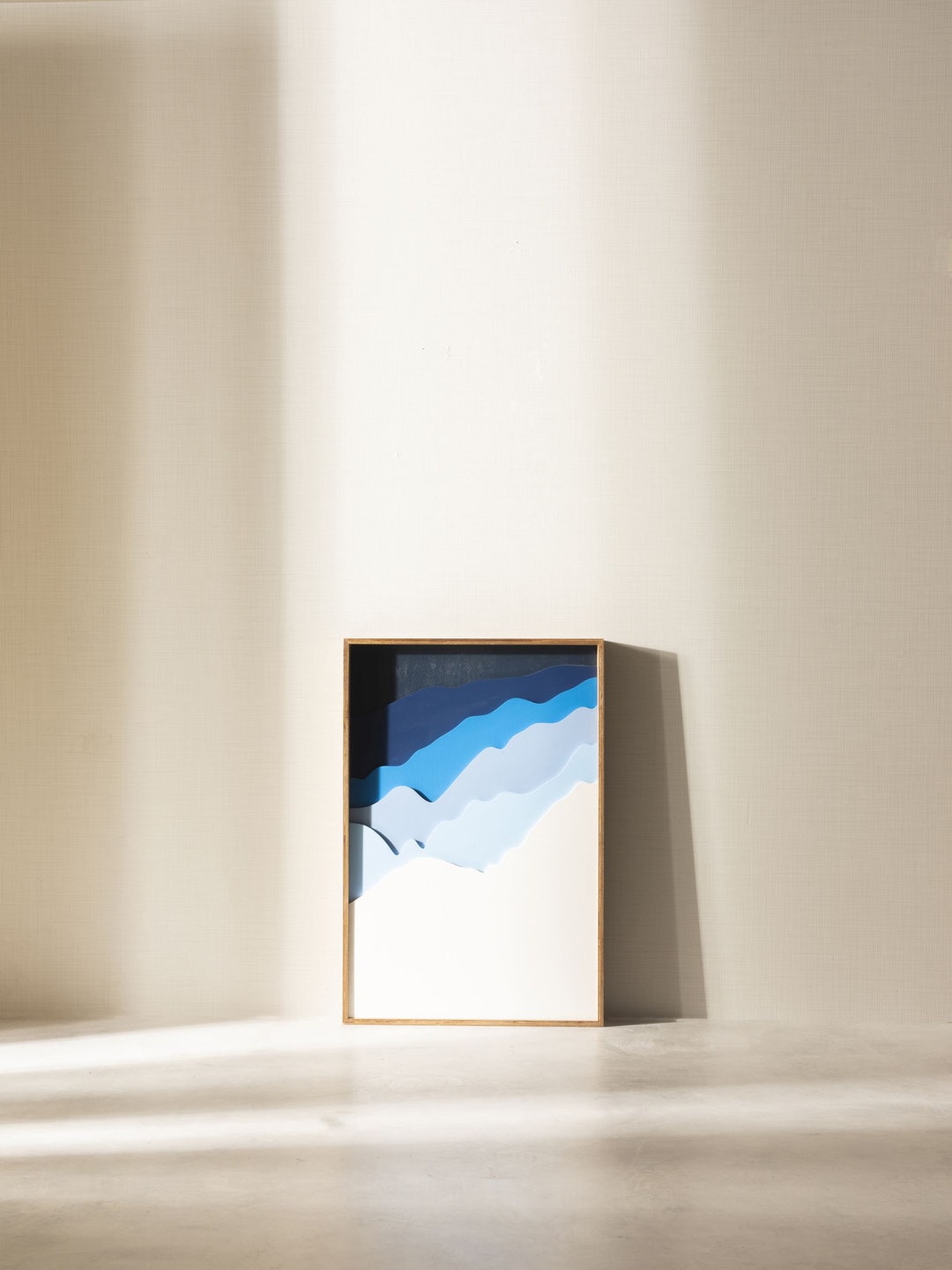 Lara, Sea Side Wood Wall Art, Painting Wood Wall Art, Vertical Wall Art ...