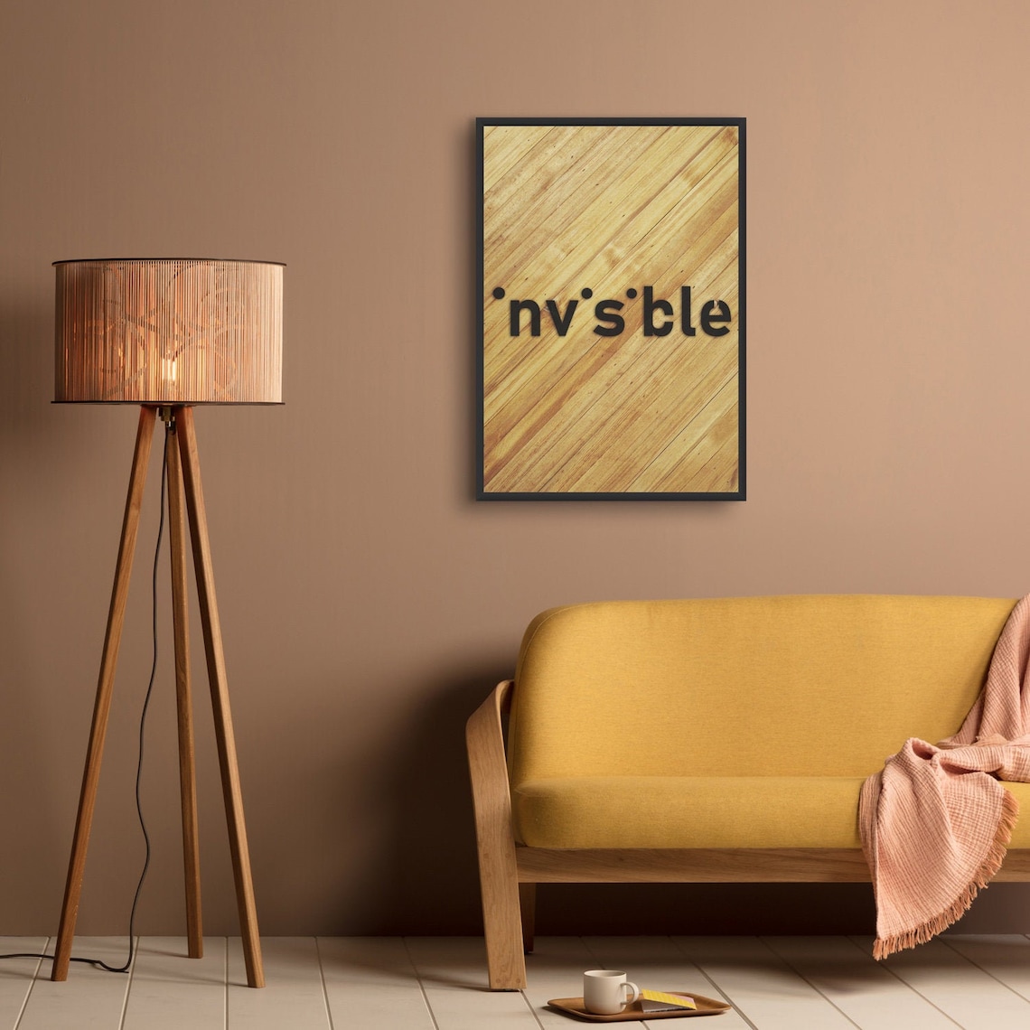 WoodFire Invisible Wood Wall Decor Wood Wall Art Wall | Etsy