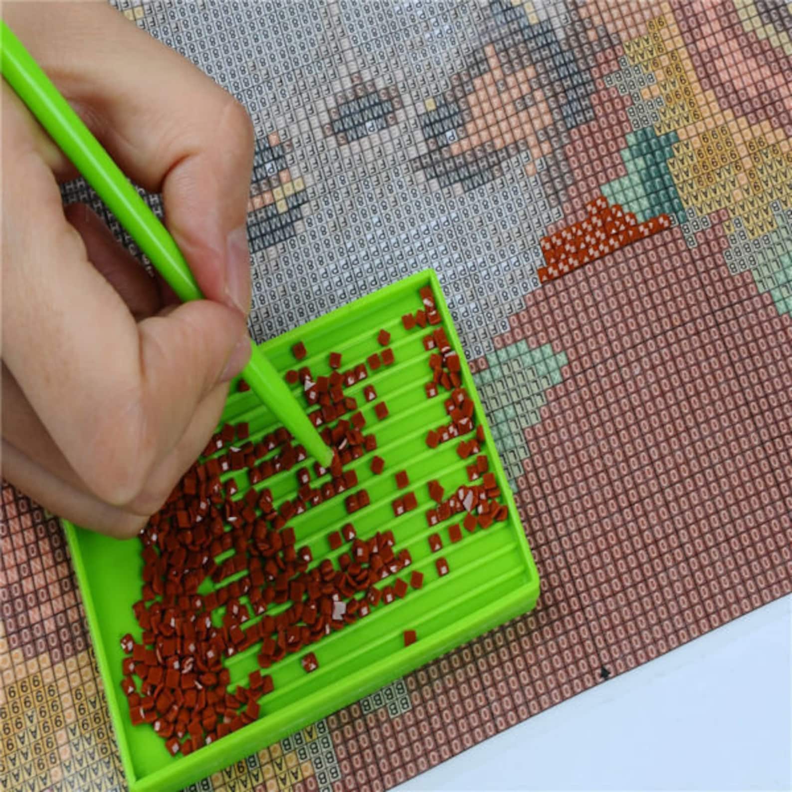 Diamond Painting Kit Seasons Spring Mosaic Diamonds Landscape - Etsy