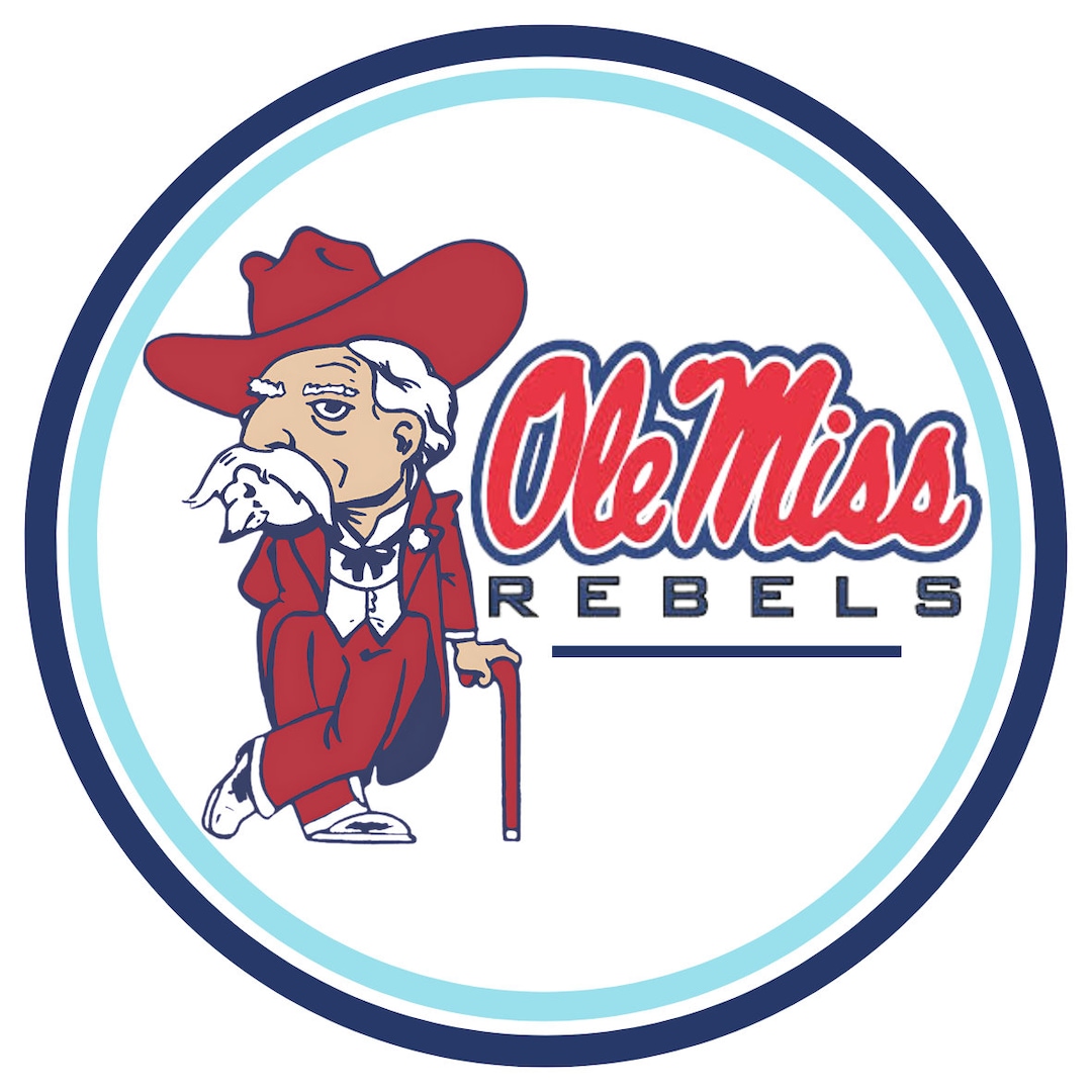 Ole Miss Rebels Svg Digital File for Stickers, Buttons, Shirts ...