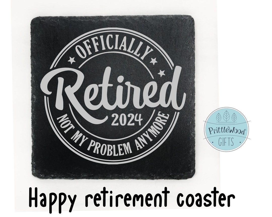 Retirement Gift, Retirement Coaster, Leaving Gift, Office Gift, Funny ...