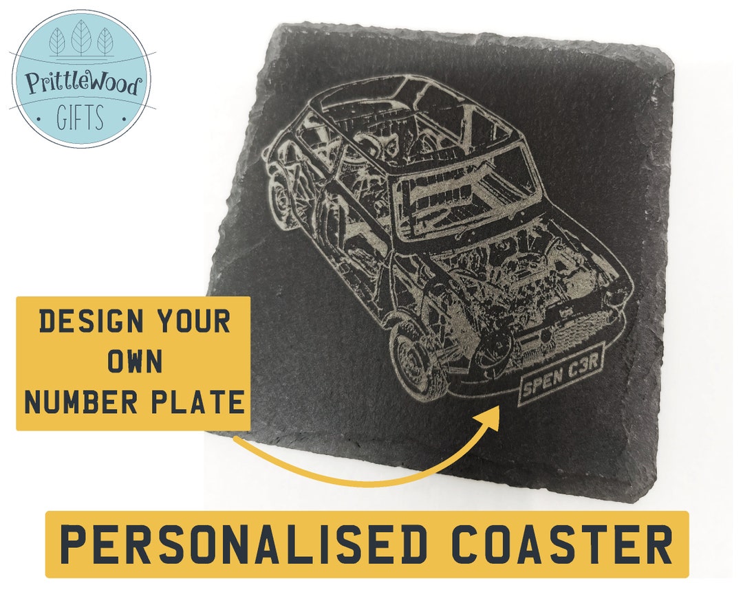 Car Coaster, Motor Coaster, Custom Car Coasters, Car Gift, Gift for Him ...