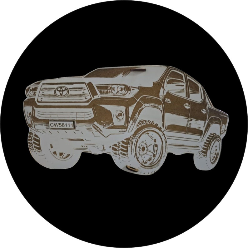 Toyota Hilux Box with Instructions Custom Laser Cut Box - Etsy