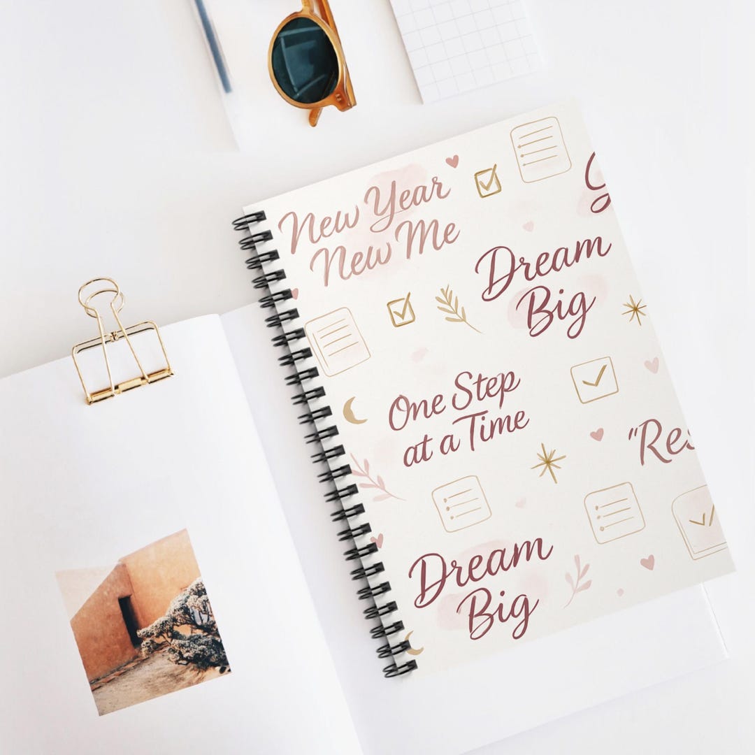 Dream Big Spiral Notebook - Perfect for Goal Setting, Journaling, New ...