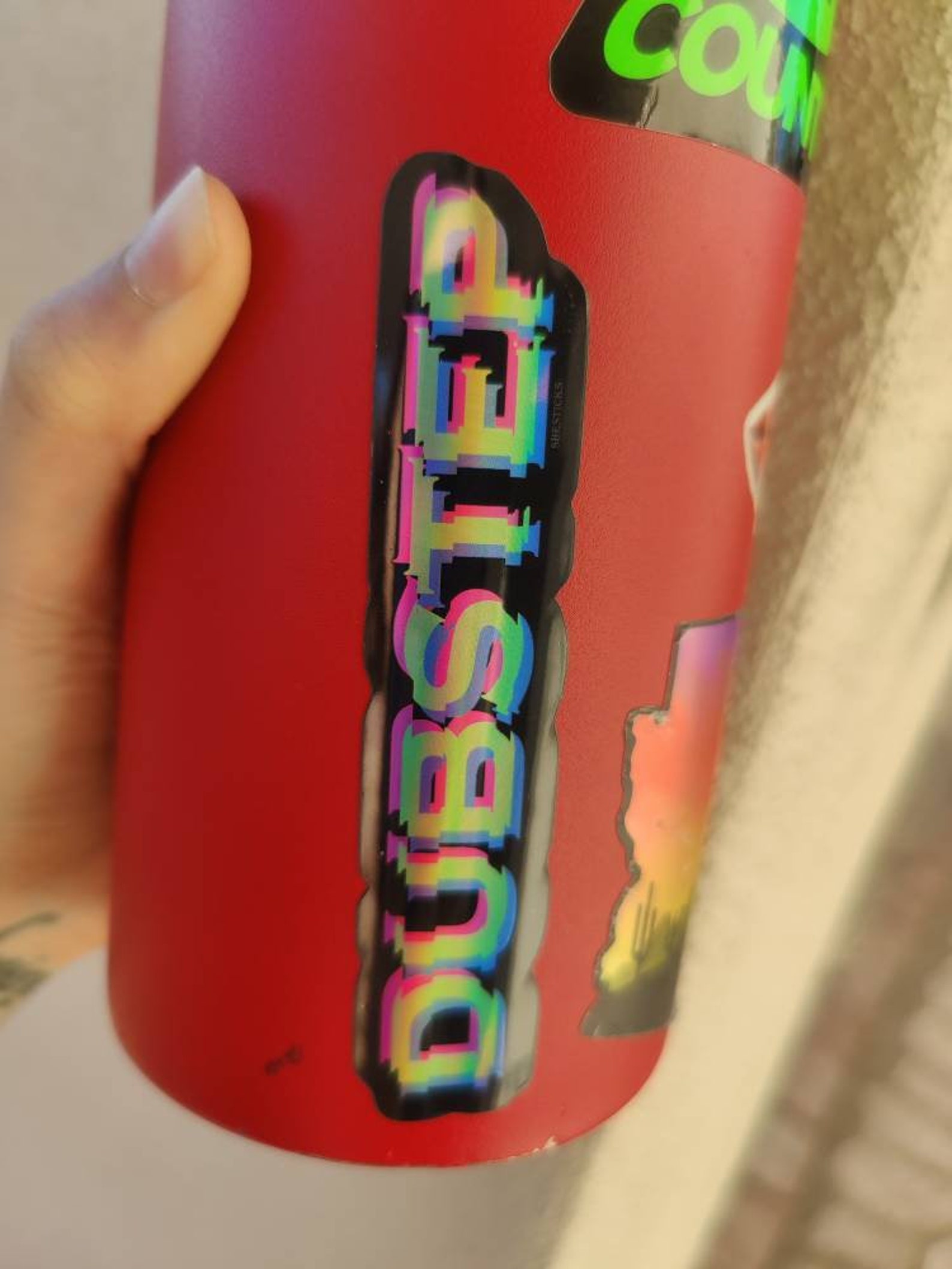 HOLOGRAPHIC Dubstep Sticker Rave Sticker EDM Sticker | Etsy