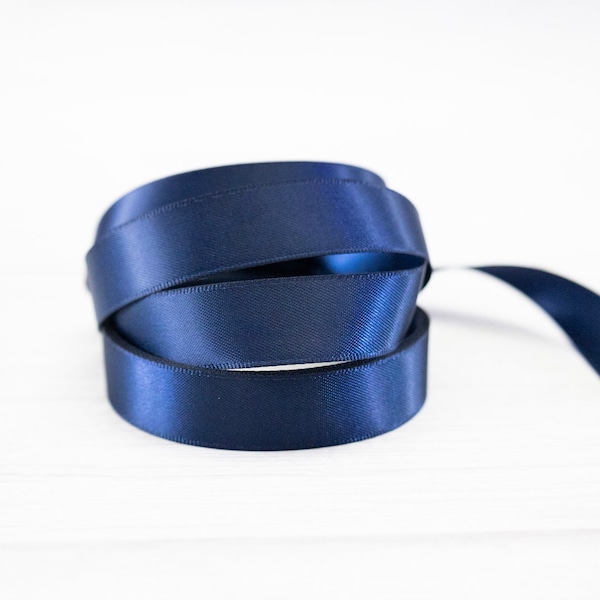 Blue Satin Ribbon - Etsy