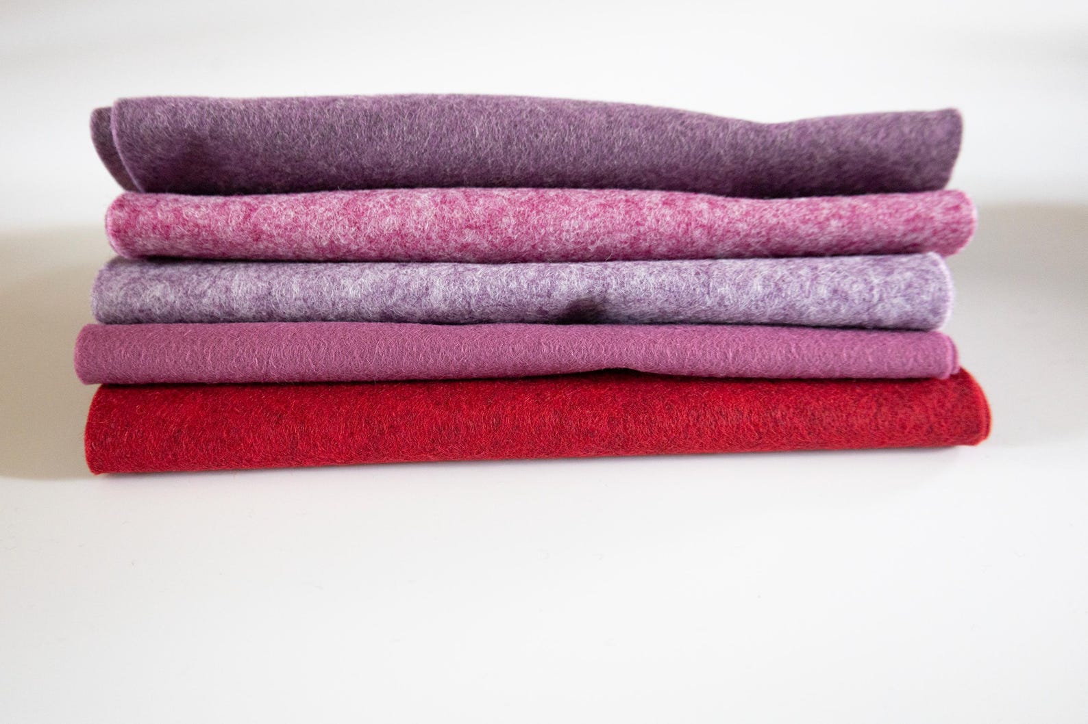 Wool Mix Felt Sheets 9”x9”, Top Quality, 64 Colours Wool Felt Blend ...