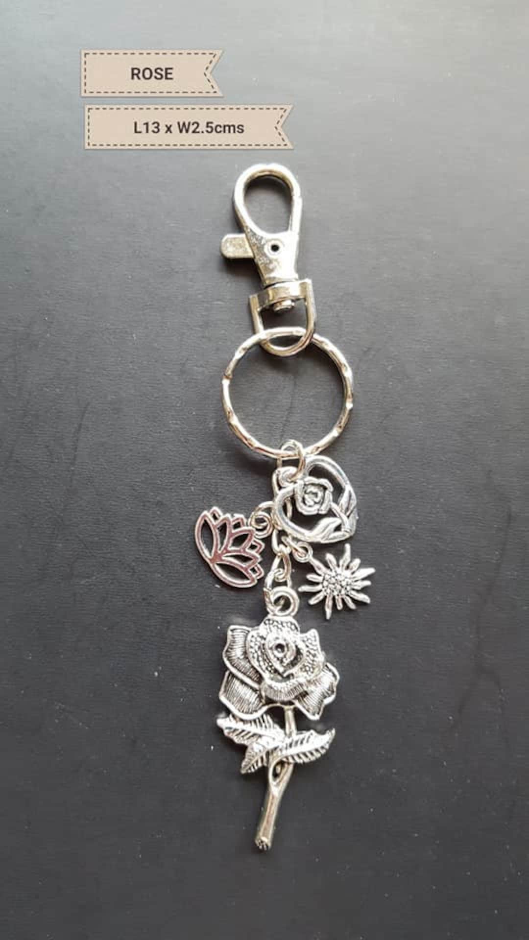 Key Rings Keyrings Bag Charms Multi Designs Available PART - Etsy UK