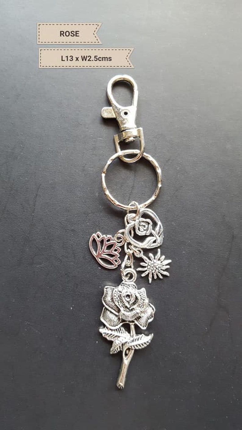 Key Rings Keyrings Bag Charms Multi Designs Available PART - Etsy UK