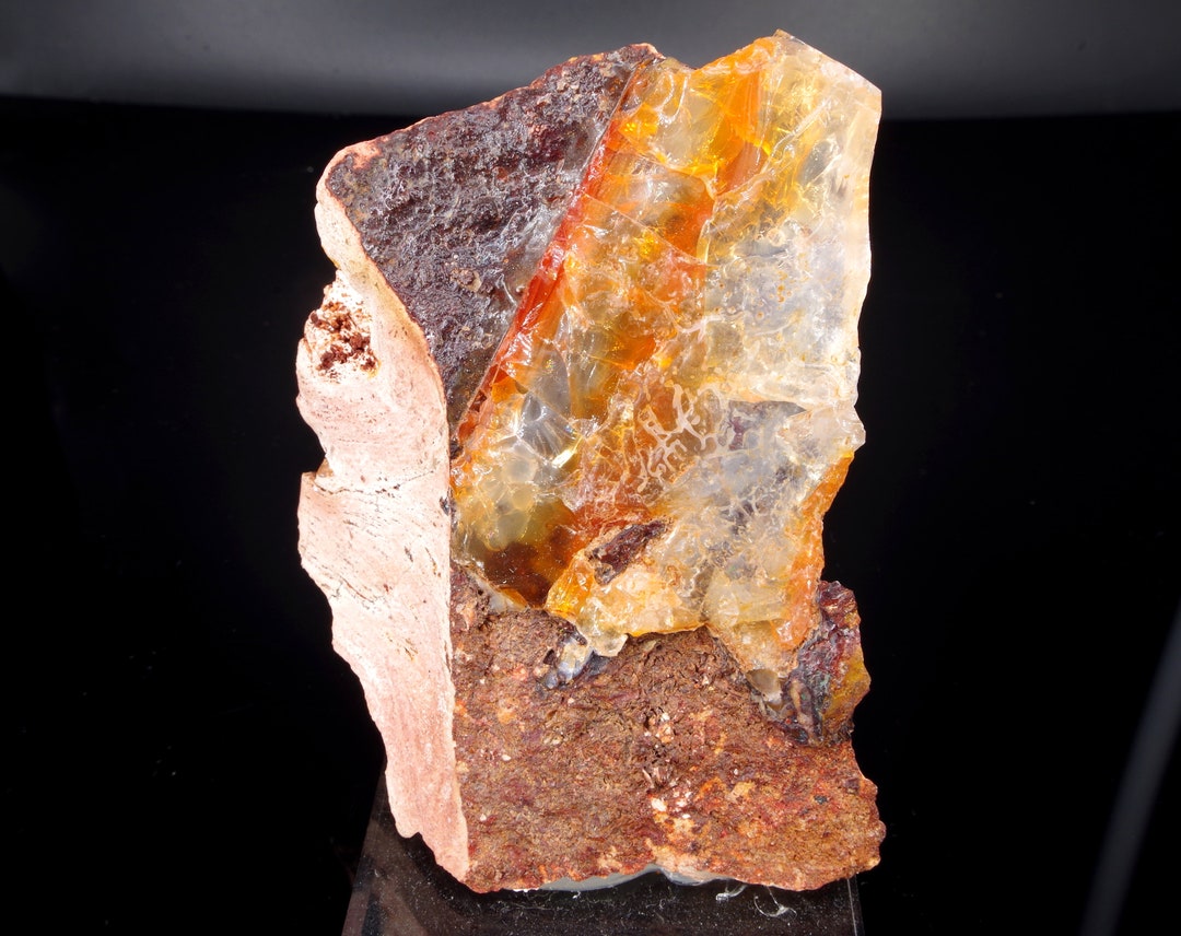 Fire Opal, Opal Butte Mine, Oregon, USA 9x7x4cm 290g - Etsy