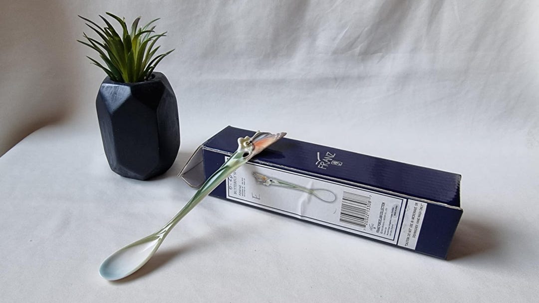 Franz Porcelain Spoon, Franz Porcelain, Porcelain Coffee Spoon, Pottery ...